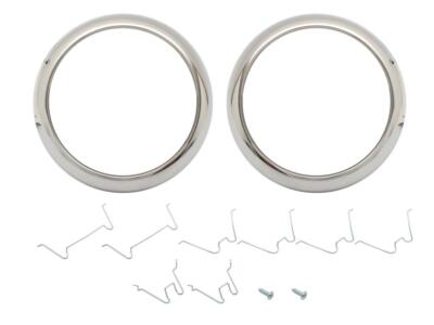 Headlight Rims Chrome Suit Some 48 FJ Pair - HLR1009 | eBay Australia