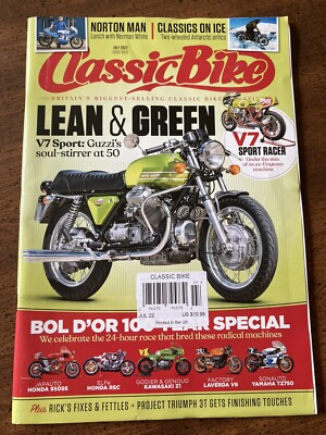 Classic Bike Motorcycle Magazine July 2022 NEW | eBay