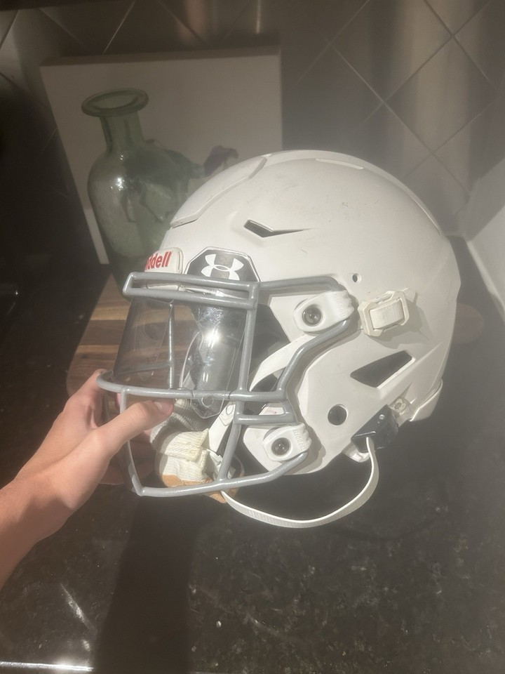 Riddell Speedflex Football Helmet, Adult Size Large, Visor & Chinstrap Included | eBay
