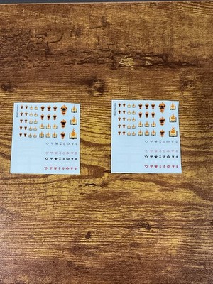 40K Word Bearers Transfer Decals 2 Sheets Warhammer 40K Chaos Space ...