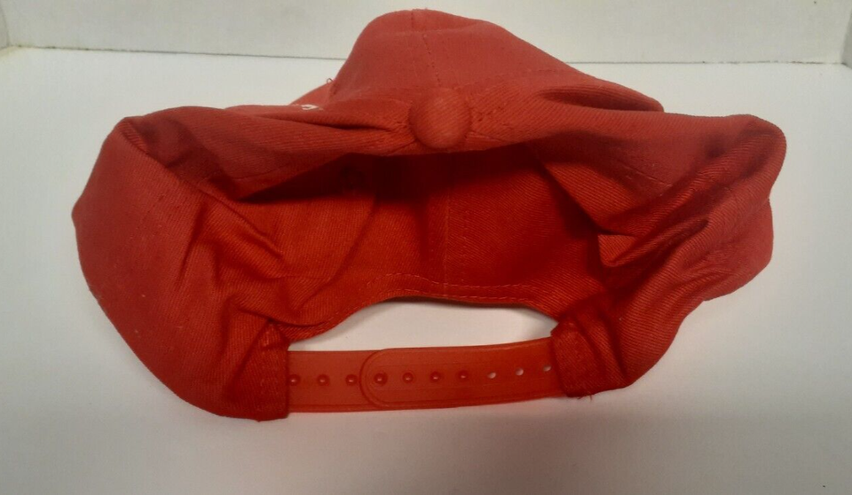 Red COCA-COLA Logo SNAPBACK Ball CAP One Size Fits All by KC UNUSED | eBay