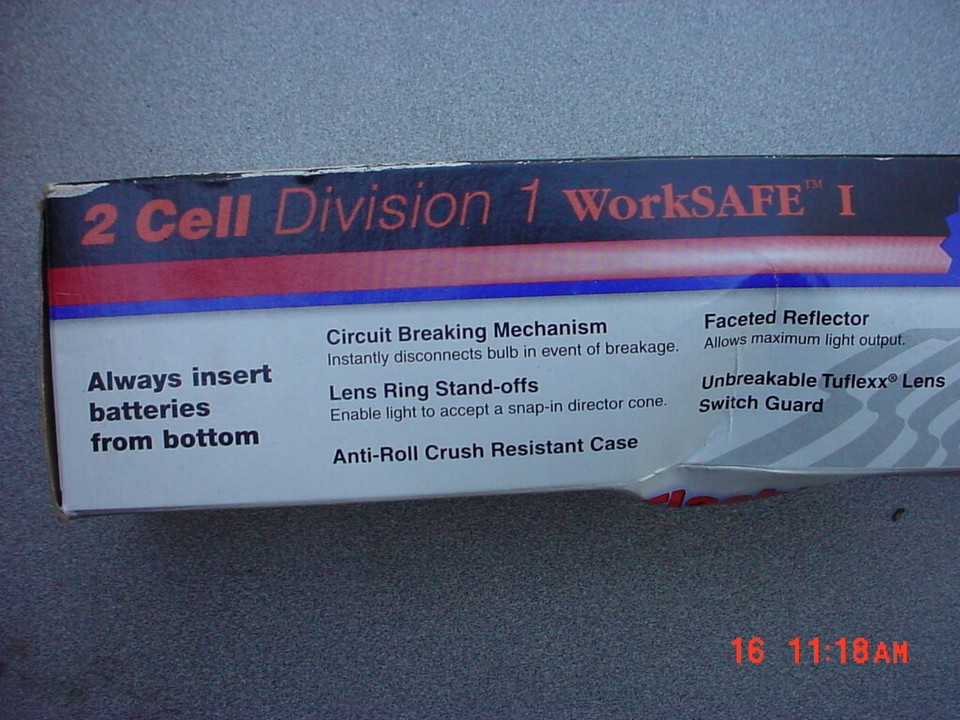 Bright Star Worksafe Flashlight #2117 Orange Safety with box NEW | eBay