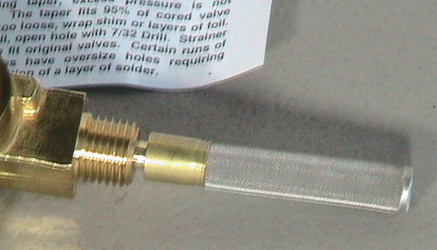 1928-1931 Model A Ford Inside USA Gas Shutoff Valve and Gas Tank Filter ...