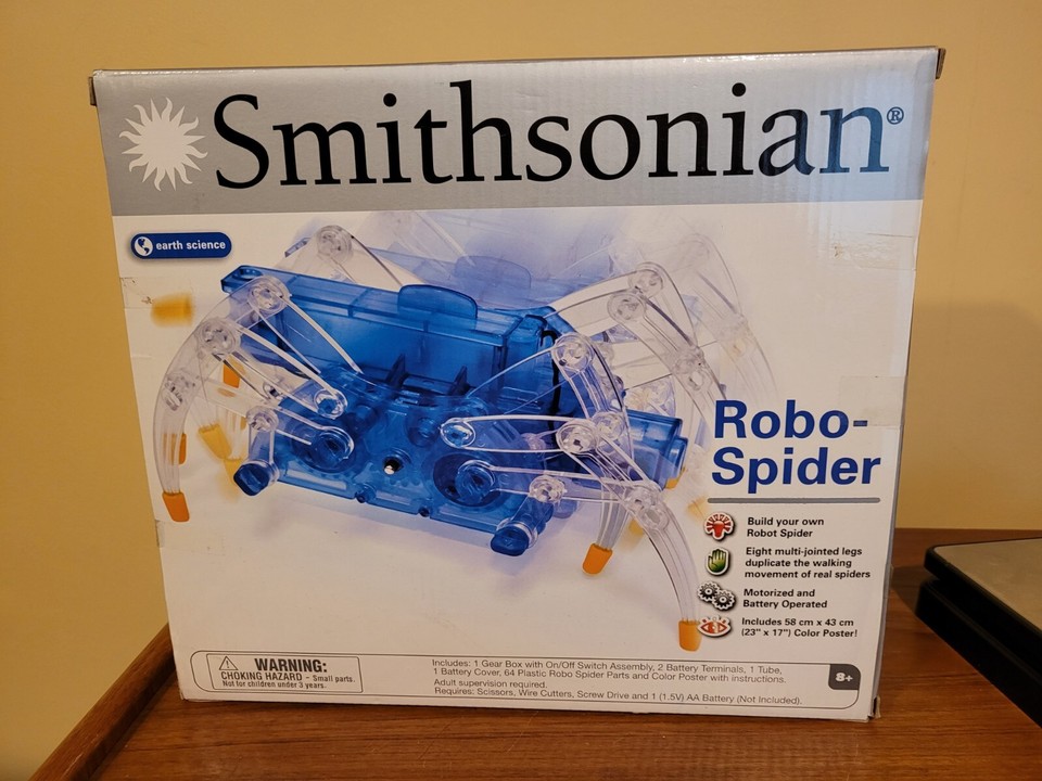 Smithsonian Science Activities Robo Spider Kit Robot Building STEM ...