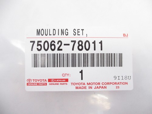 Genuine OEM Lexus 75062-78011 Driver Rear Door Upper Molding 15-17 ...
