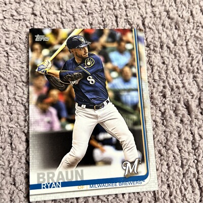 2019 Topps Series 2 Base #614 Ryan Braun Milwaukee Brewers | eBay