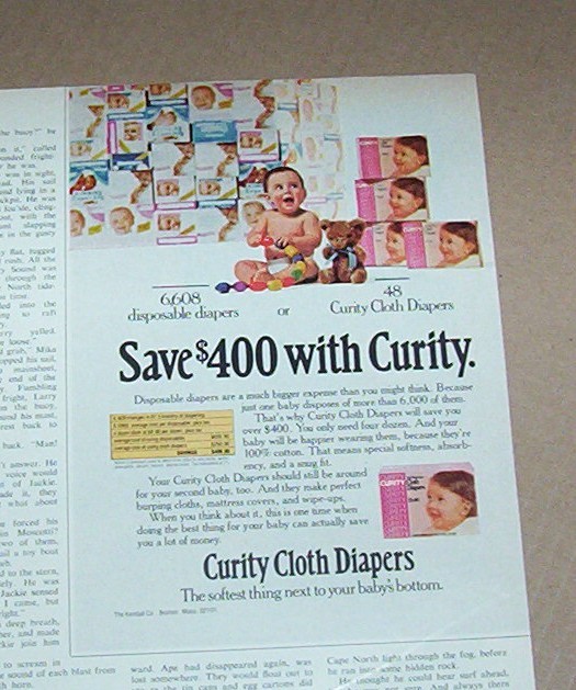 Vintage Curity Cloth Diapers
