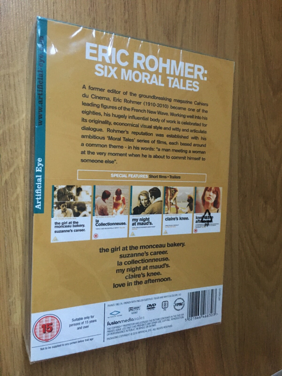 Eric Rohmer - Six Moral Tales (DVD, 2010) for sale online | eBay