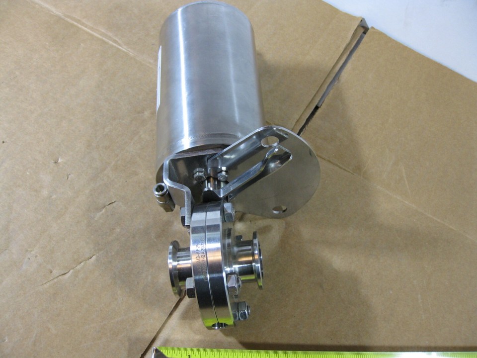 AWH Air/Air DN 25-100 Pneumatic Butterfly Valve 1.4307/3-KF25 Stainless ...