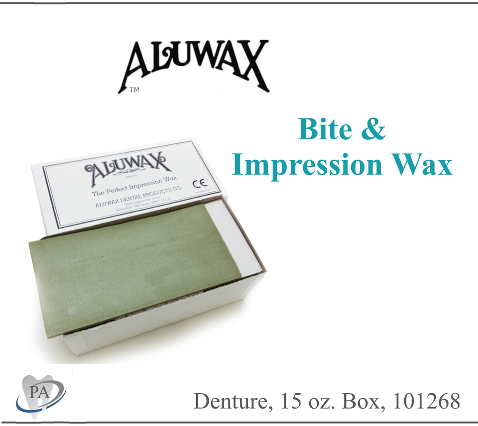 Dental Aluwax Denture, Bite Wax Impression, Bite & Impression Wax, 15Oz ...