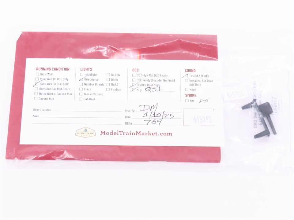 HO Broadway Limited BLI 663 PRR Pennsylvania SW7 Ph 2 Diesel #9390 w ...