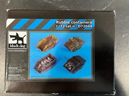 1/72 Rubble containers / Dumpsters RESIN set - Black Dog D72044 | eBay
