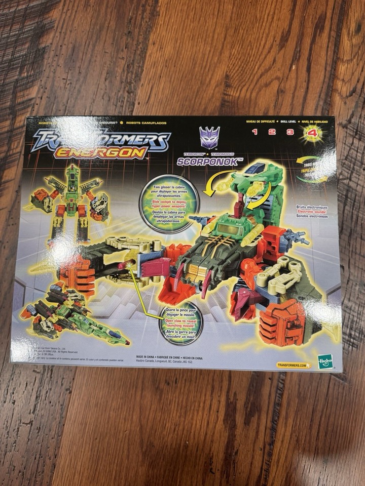 Transformers Energon Scorponok Triple Changer,2003 MISB New | eBay