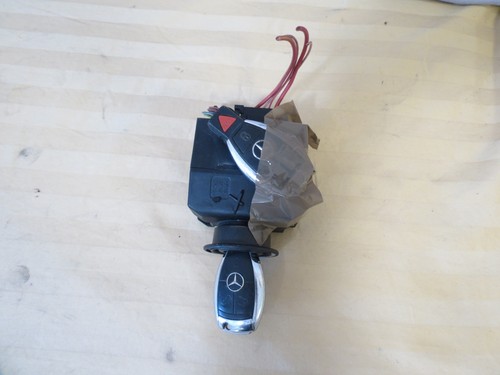03-08 Mercedes E CLS SLK Ignition Start Switch 2 KEYS Key Fob Remote ...