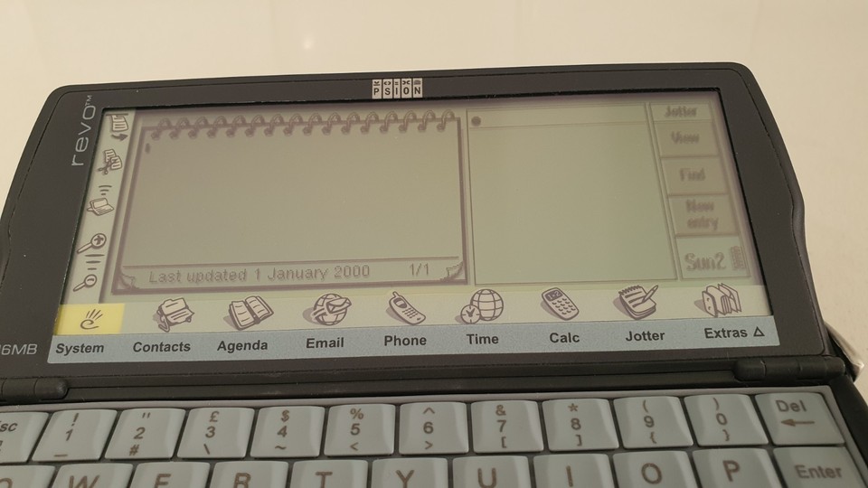 PSION revo PLUS 16MB Palmtop Computer with Docking Station | eBay UK