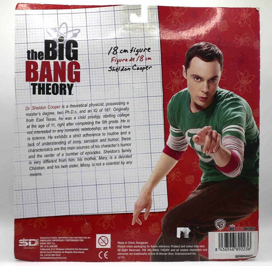 The Big Bang Theory TV Show Sheldon Cooper 18 cm Action Figure SD Toys ...