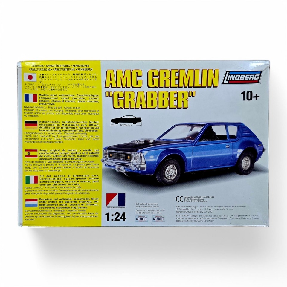 Lindberg AMC Gremlin Grabber Model Kit 72335 Vintage New Factory Sealed ...