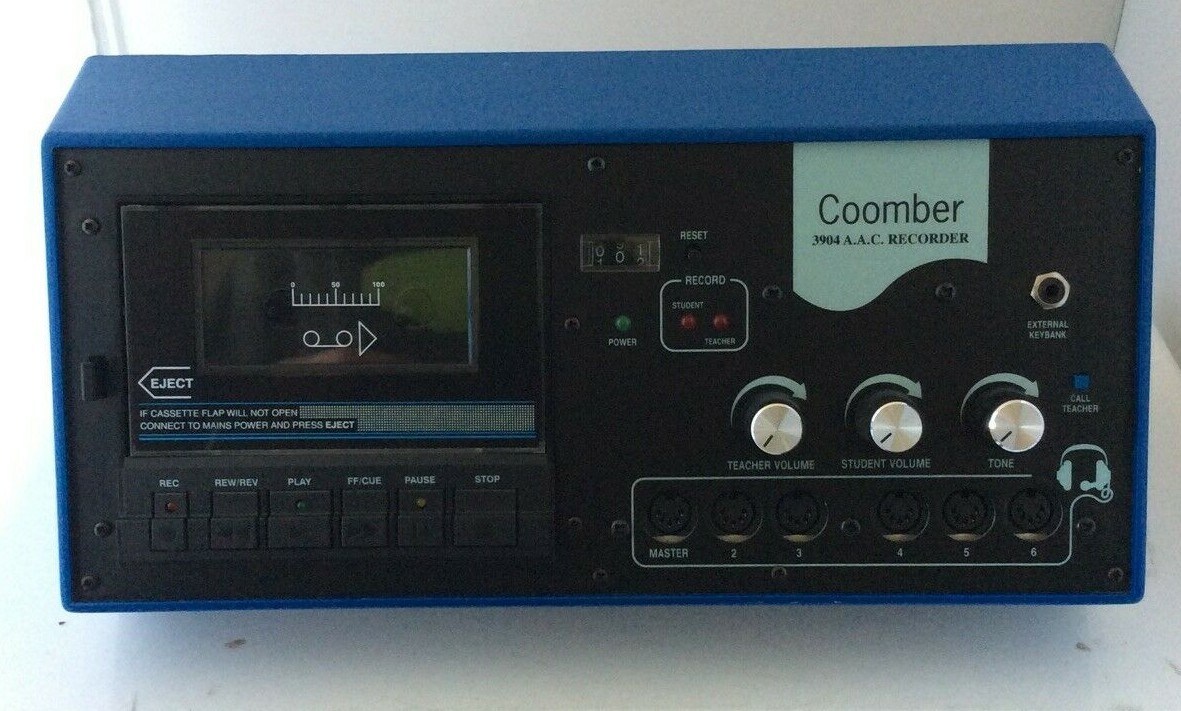 Coomber 3904 Cassette Tape Recorder Language Lab Station * UNTESTED ...