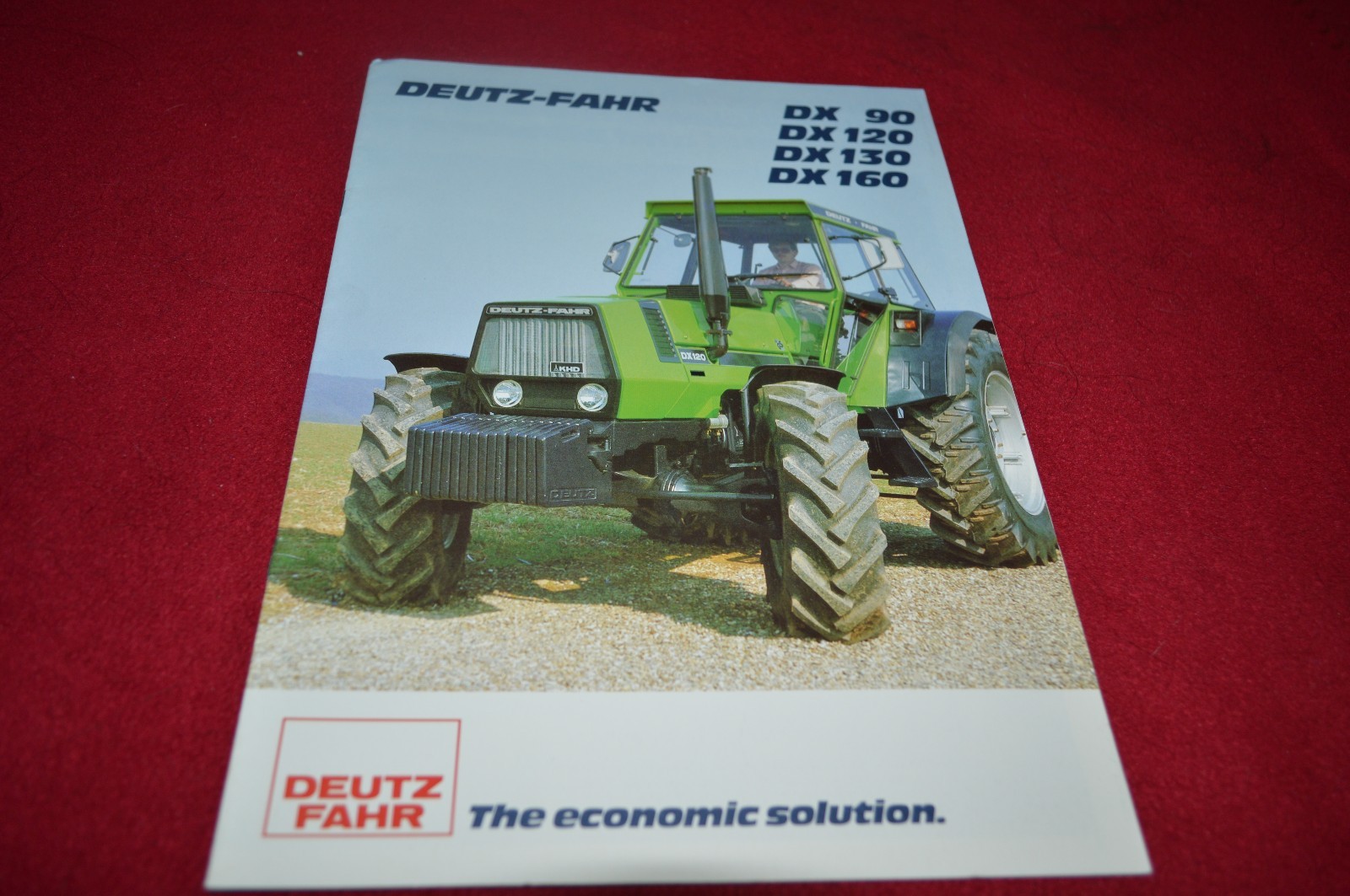 Deutz Fahr DX 90 DX 120 DX 130 DX 160 Tractor Dealers Brochure YABE12 ...