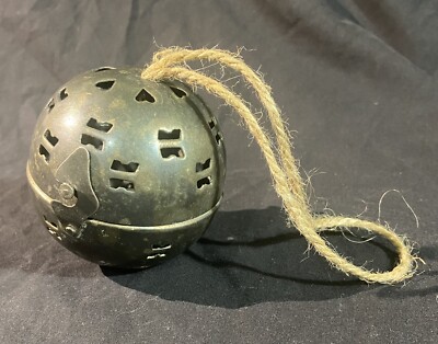 Vintage Hanging Silver Plated Hinged Pomander Diffuser Scent Ball | eBay