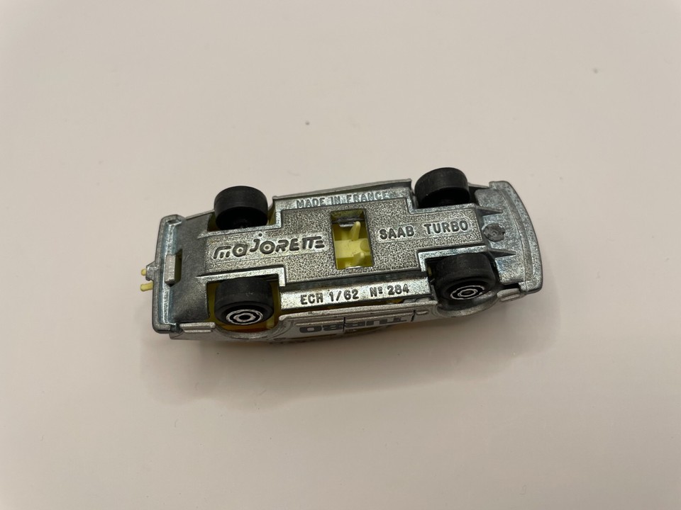 Majorette No284 Saab 900 Turbo No247 Silver 1:62 France Model Car | eBay