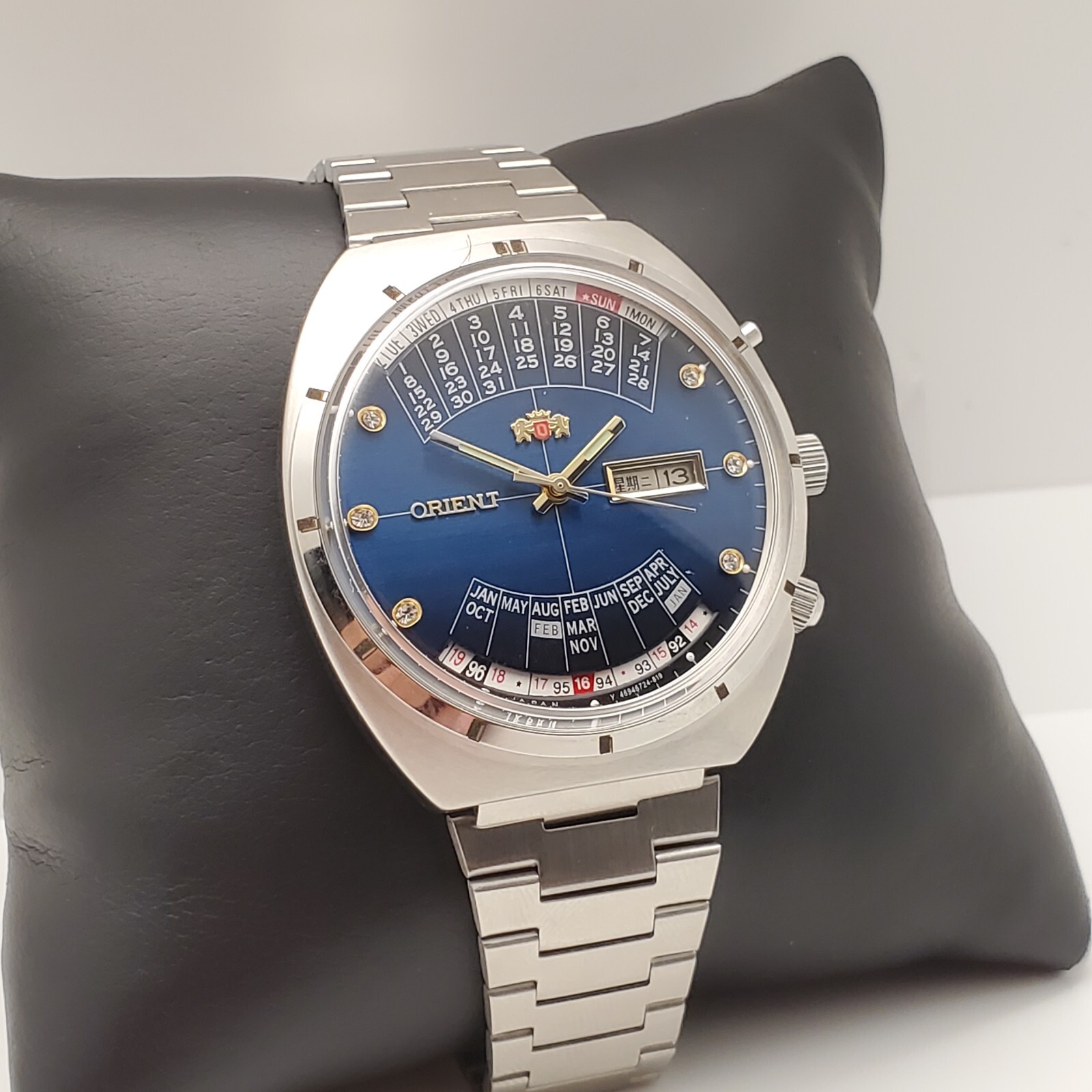 (GREEN DIAL)Vintage Orient World-Time Automatic 21J LHL4696725A-7A ...