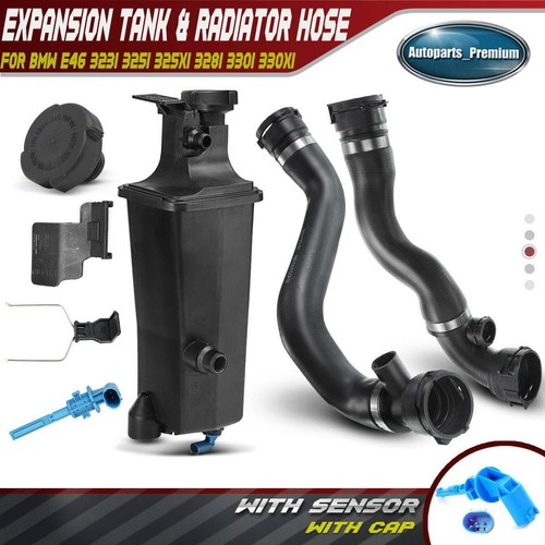 3x Upper & Lower Coolant Reservoir Expansion Tank Radiator Hose Kit for ...