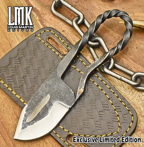 LMK Rail Road Knife AUS-8 Steel Carbon Engraving | eBay
