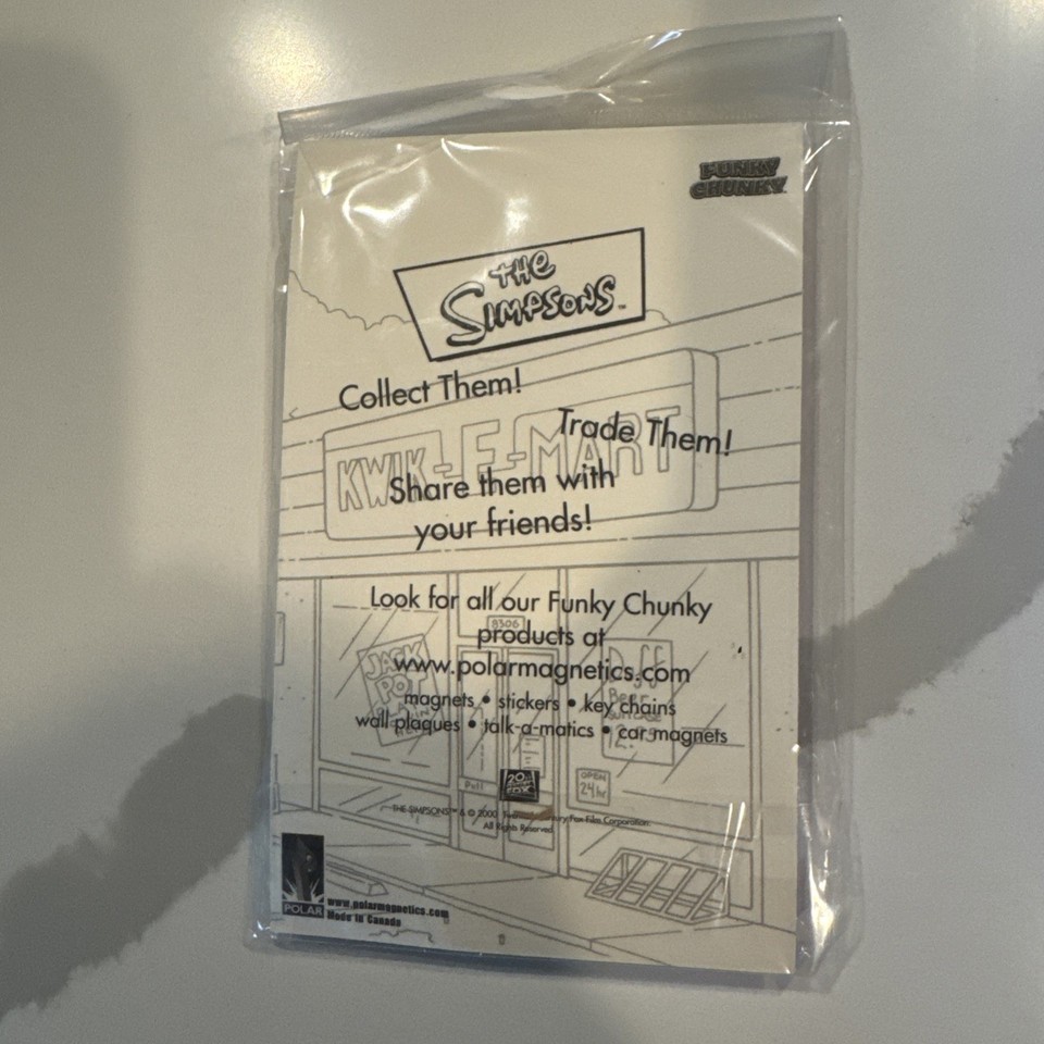 The Simpsons Homer Simpson Chunky Magnet | eBay