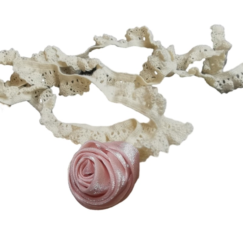 Floral Necklace Summer Festival Jewelry Short Lace Flower Necklace for ...