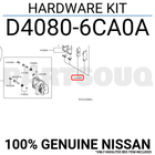 D40806CA0A Genuine Nissan HARDWARE KIT D4080-6CA0A | eBay