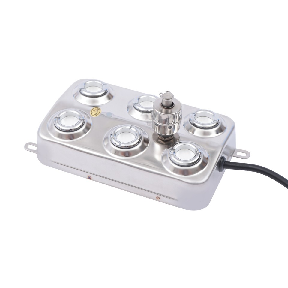 6 Heads Ultrasonic Mist Maker Humidifier Pond Fogger Fog Machine Mist ...