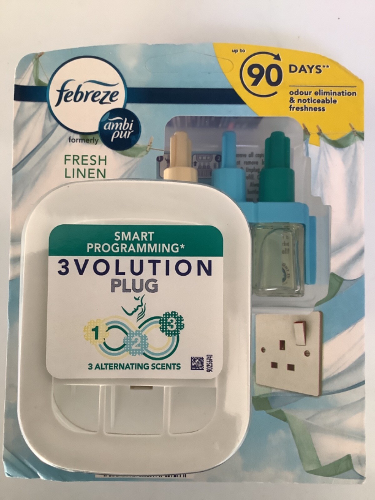 FEBREZE AMBI PUR SPRING AWAKENING PLUG + scent LILAC /COTTON FRESH ...