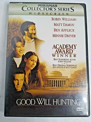 Good Will Hunting (DVD 1998) Collectors Series) Dir. Commentary FREE ...