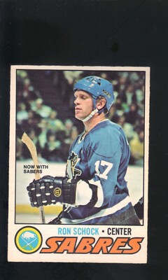 1977-78 O-PEE-CHEE HOCKEY CARD RON SCHOCK #51 NM-MT SABRES | eBay