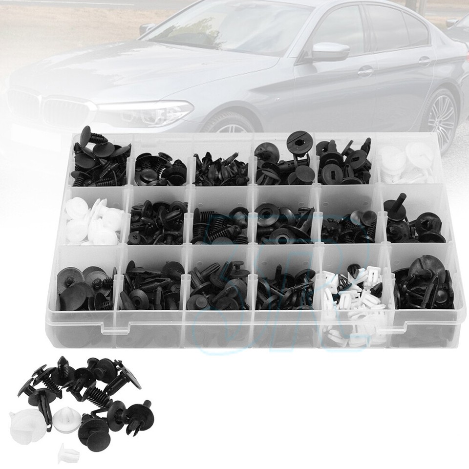 550PCS Car Trim Body Clips Kit Rivet Retainer Door Panel Bumper Plastic ...