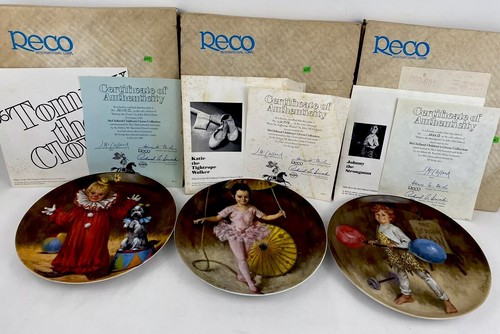 Set of 3 Vtg. 1980's Reco John McClelland Children's Circus Collection ...