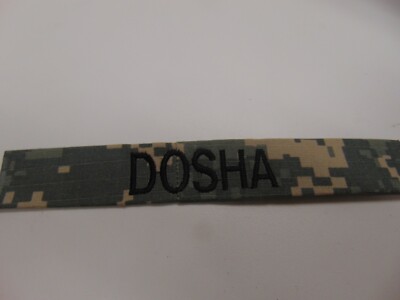 MILITARY PATCH US ARMY NAME TAPE TAG SEW ON DIGITAL ACU WITH DOSHA | eBay