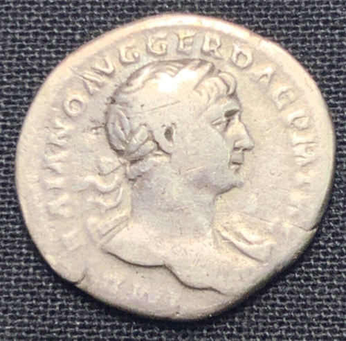 Trajan Drachm Ancient Roman Empire Silver AR Coin Arabia Camel Very ...