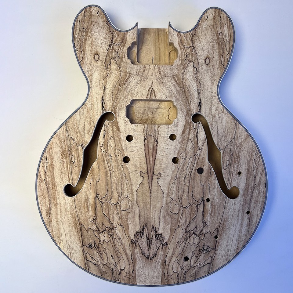 DIY Electric Guitar Kits TOM Maple Body with Spalted Maple Veneer ...