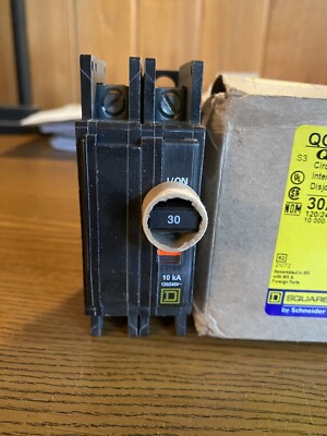 Square D QOU230 Circuit Breaker 2P 30 Amp 120/240VAC/48VDC NEW!! | eBay