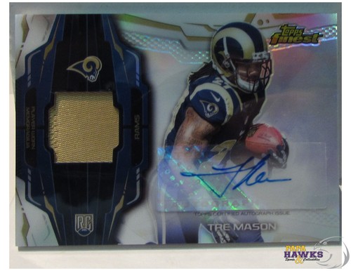 2014 Topps Certified Rookie Autograph TRE MASON - St. Louis Rams #RAP ...