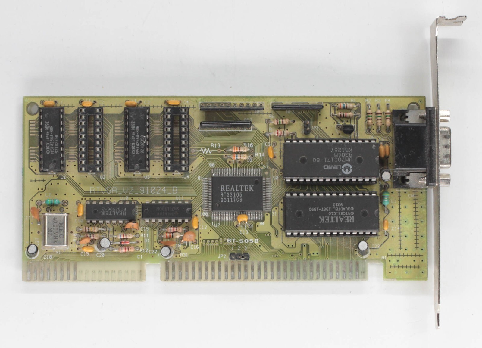 ISA video graphics card - Realtek RTG3105 - 256KB - TESTED | eBay