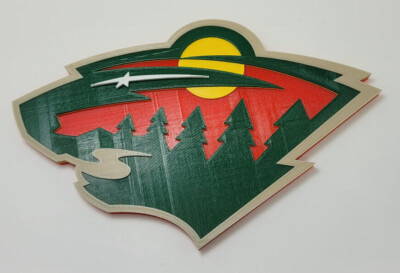 Minnesota Wild 3D Hockey Logo - Emblem, Ornament or Magnet !! | eBay
