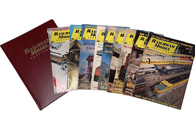 9 VINTAGE RAILROAD MODEL CRAFTSMAN MAGAZINES FROM 1972 WITH BINDER | eBay