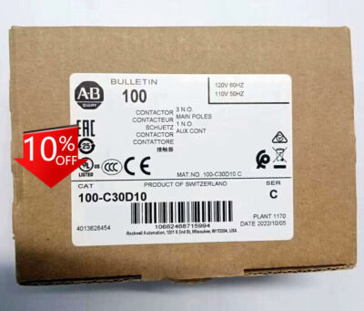 NEW Allen-Bradley 100-C30D10 100C30D10 contactor 100-C30*00 | eBay