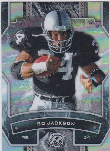 BO JACKSON Los Angeles Raiders NFL Football Card 2025 TOPPS REFRACTOR ...