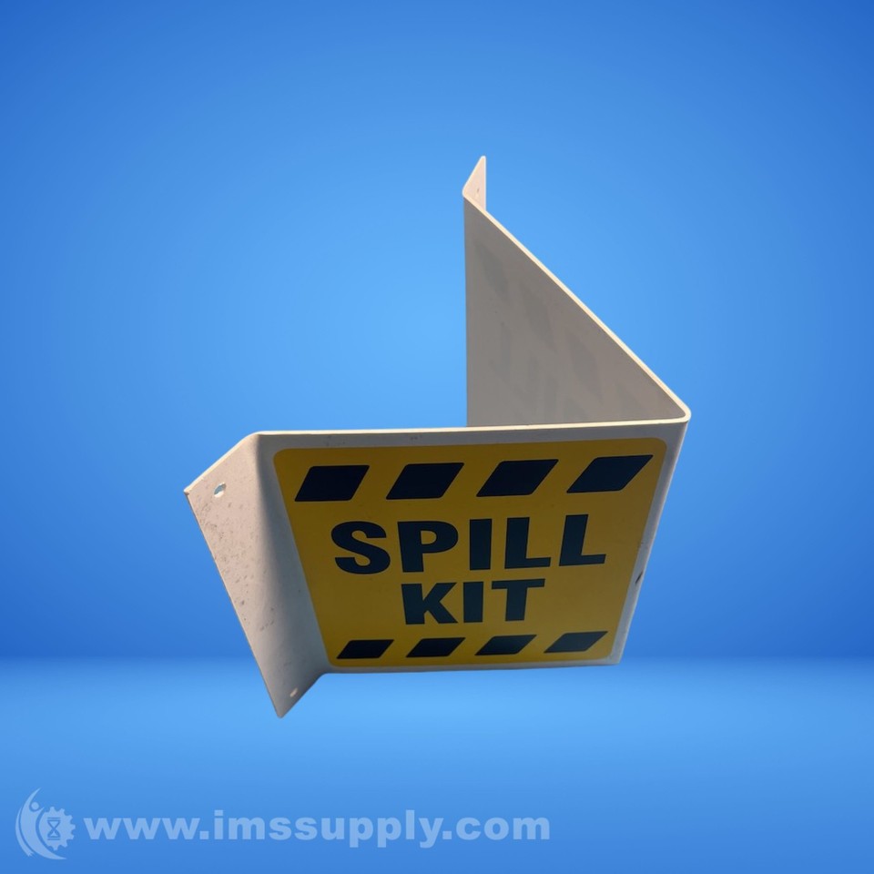 Uline S-22474 Projecting Sign - "Spill Kit", 3-Way FNIP | eBay
