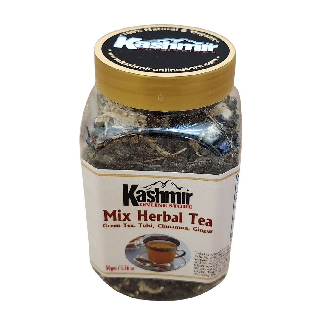 Kashmir Online Store: Herbal Mix Tea with Green Tea, Tulsi, Cinnamon ...