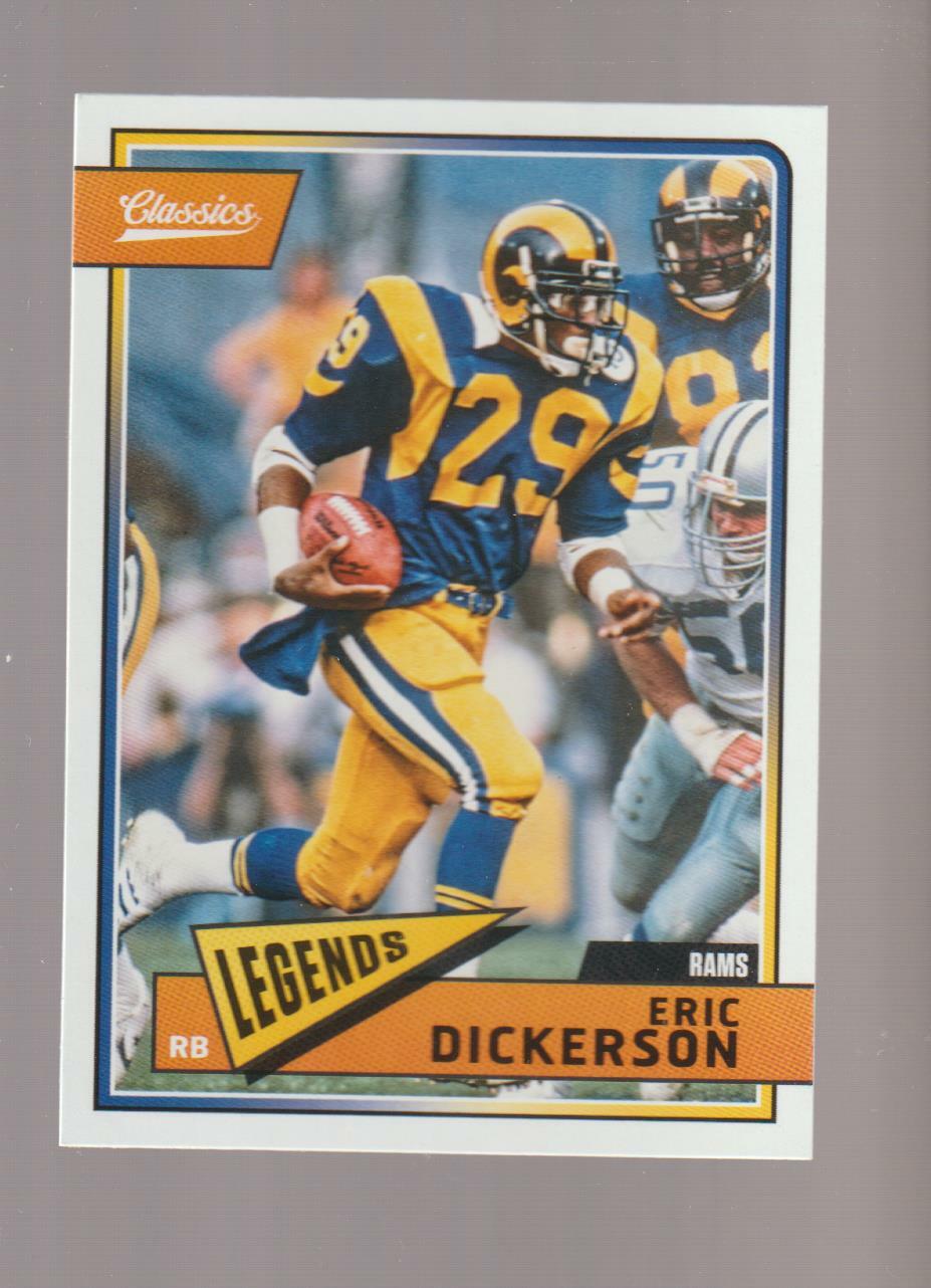 2018 Panini Classics #102 Eric Dickerson card, Los Angeles Rams HOF | eBay